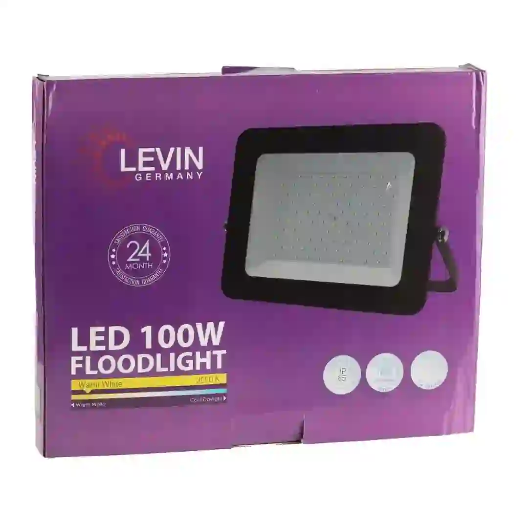 Levin LED Floodlight (100 W, Warm White) - ACE