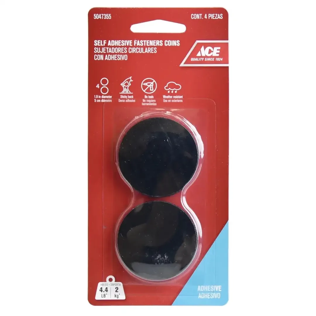 ACE Self-Adhesive Fastener Coins Pack (5 Cm, 4 Pc.) - ACE