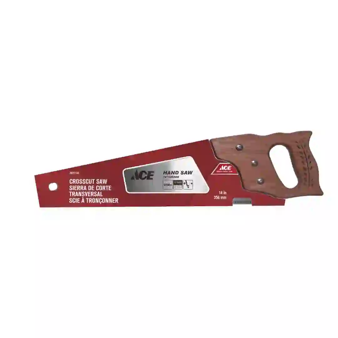 Ace Steel Crosscut Saw W/Hardwood Grip (35.6 Cm) - ACE